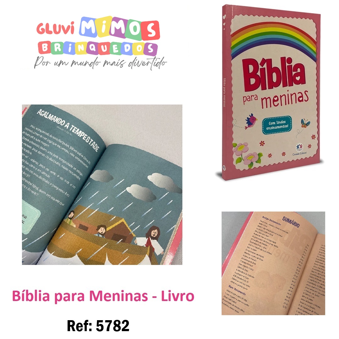 Bíblia para Meninas – Livro – Gluvi Mimos Brinquedos