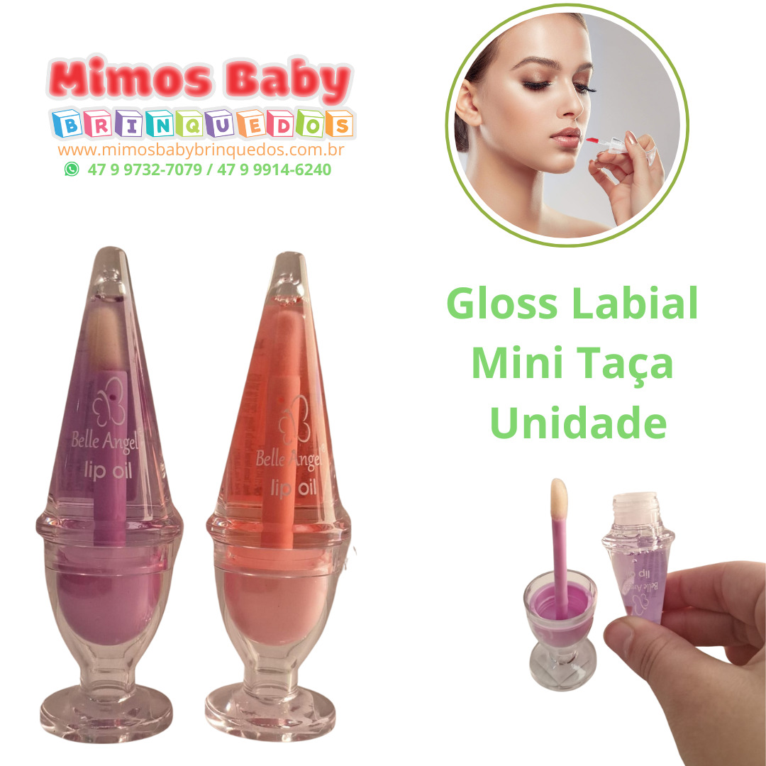 Gloss Labial Mini Taça – Unidade – Gluvi Mimos Brinquedos