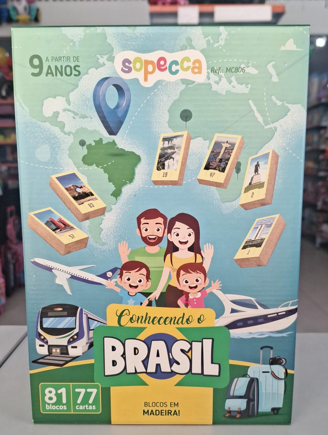 Jogo Conhecendo o Brasil – Gluvi Mimos Brinquedos