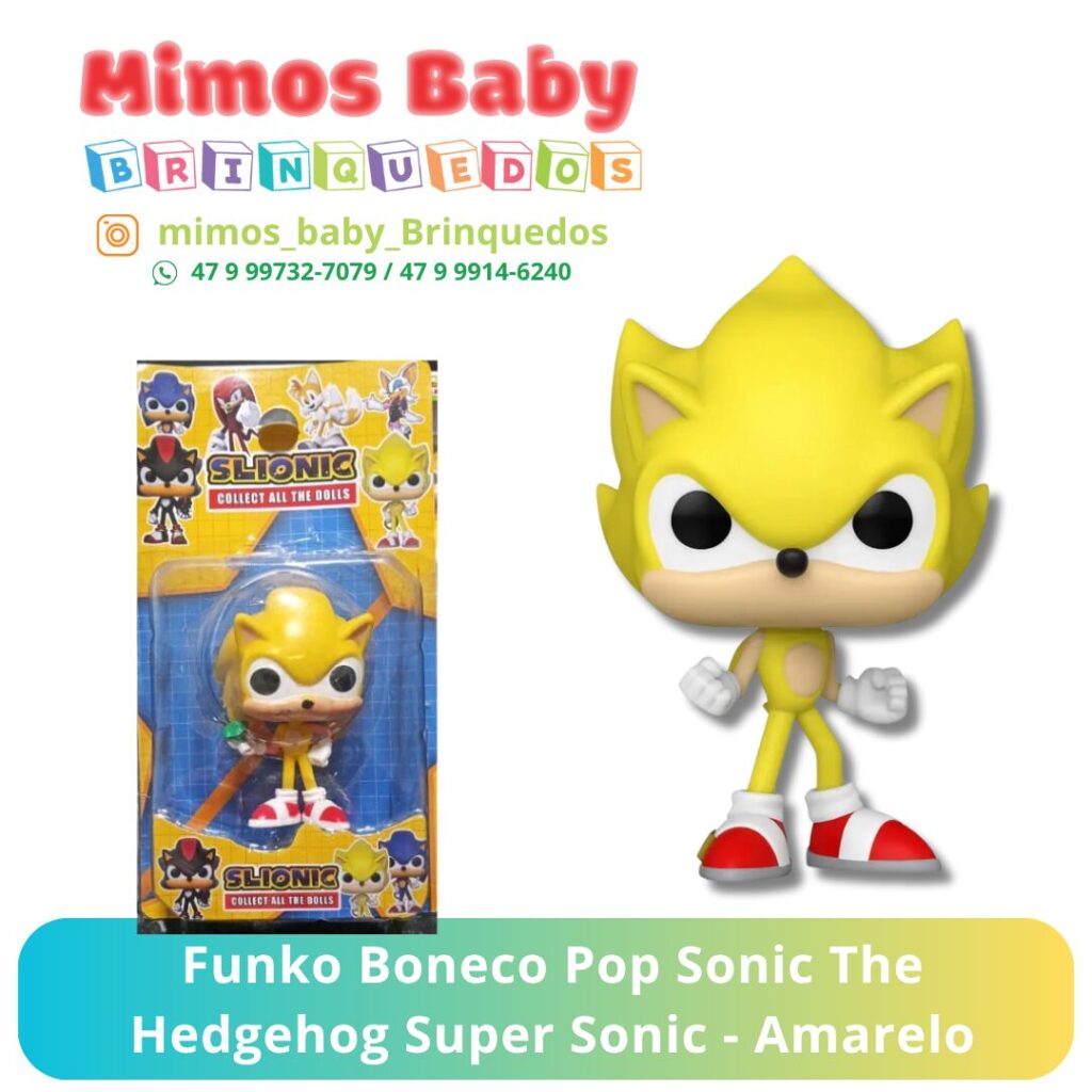 Funko Boneco Pop – Amarelo – Gluvi Mimos Brinquedos