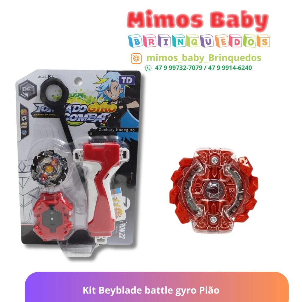 Kit Beyblade battle gyro Pião – Gluvi Mimos Brinquedos