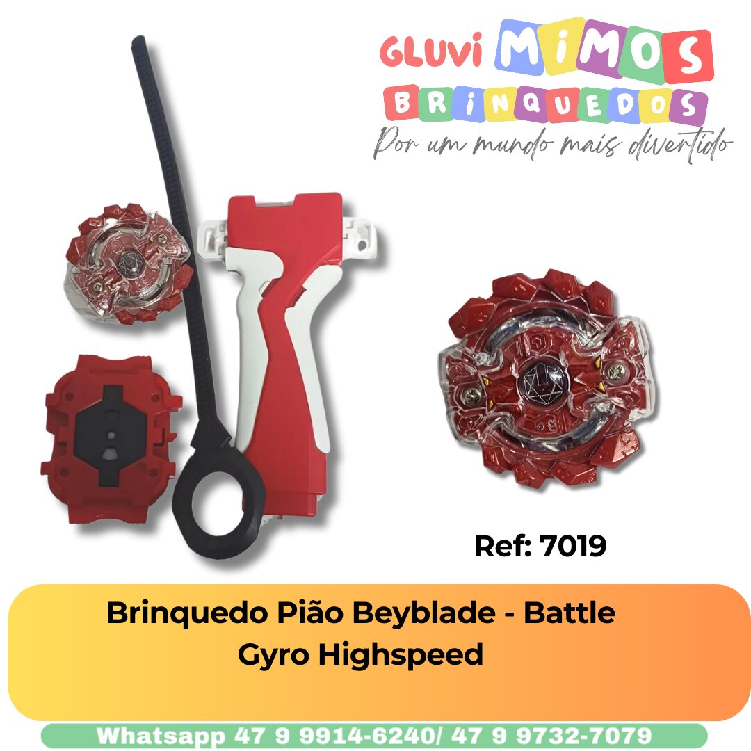 Brinquedo Pião Beyblade – Battle Gyro Highspeed – Gluvi Mimos Brinquedos