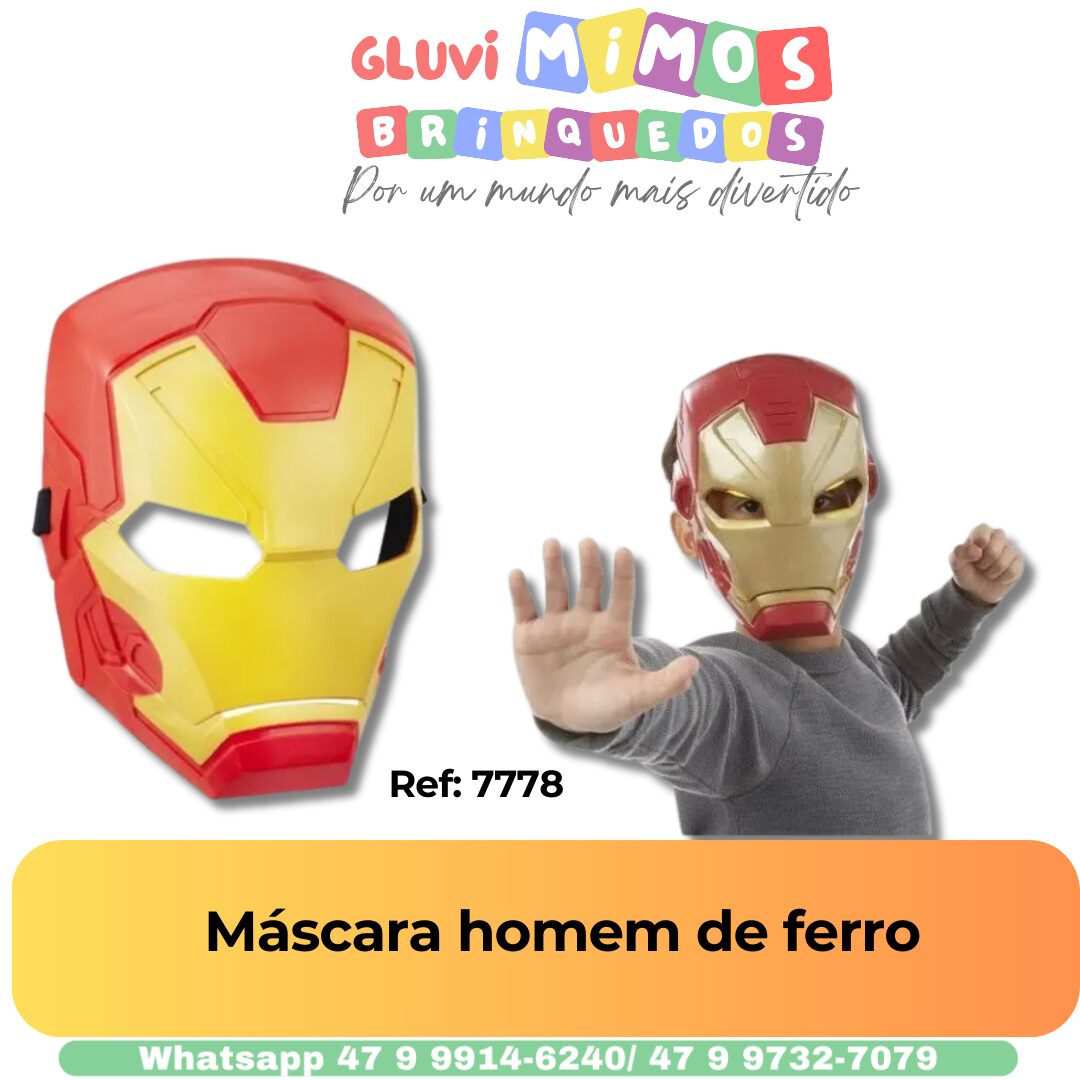 Mascara de Personagem – Gluvi Mimos Brinquedos